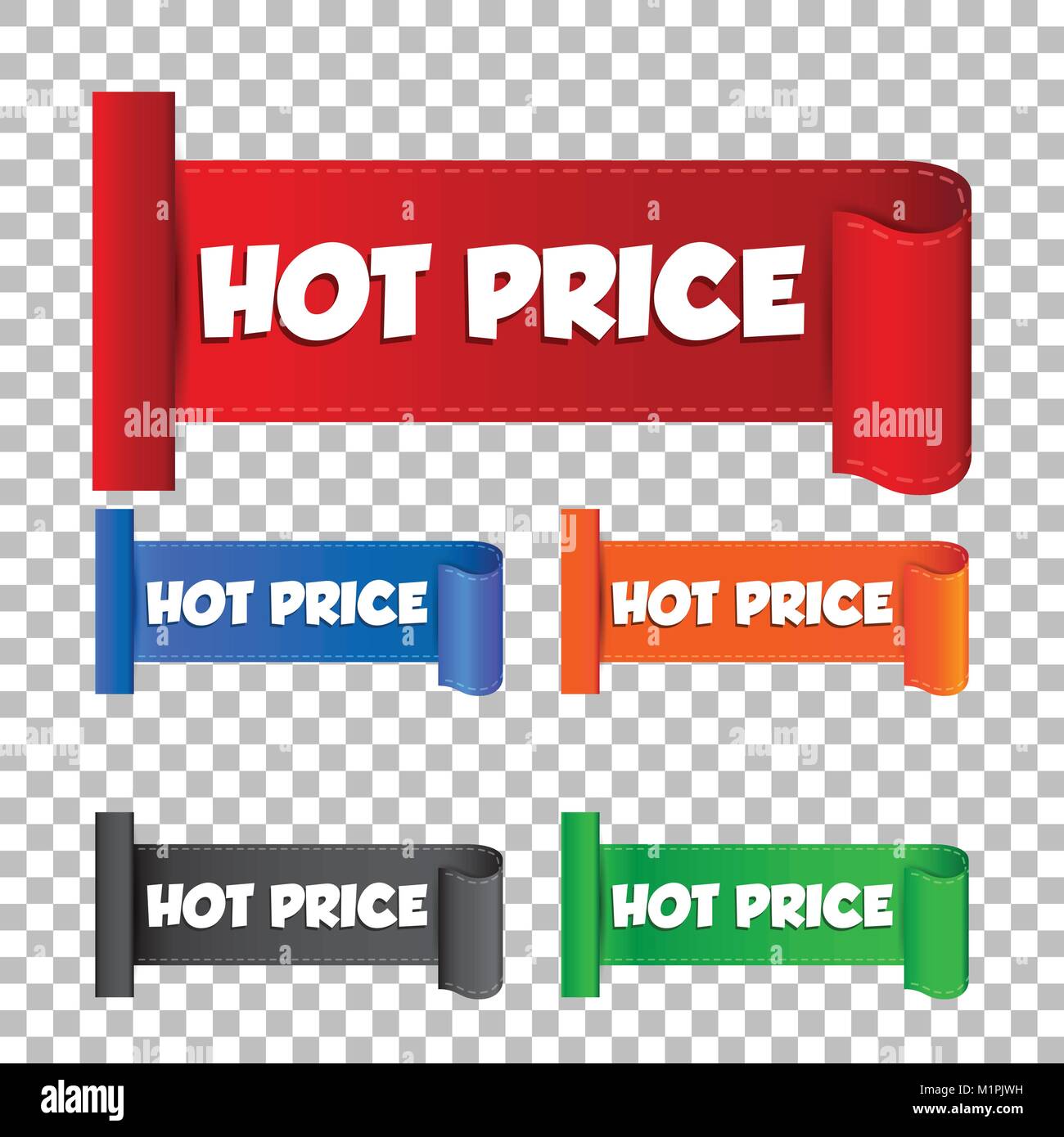 Hot price sticker. Label vector illustration on isolated background ...