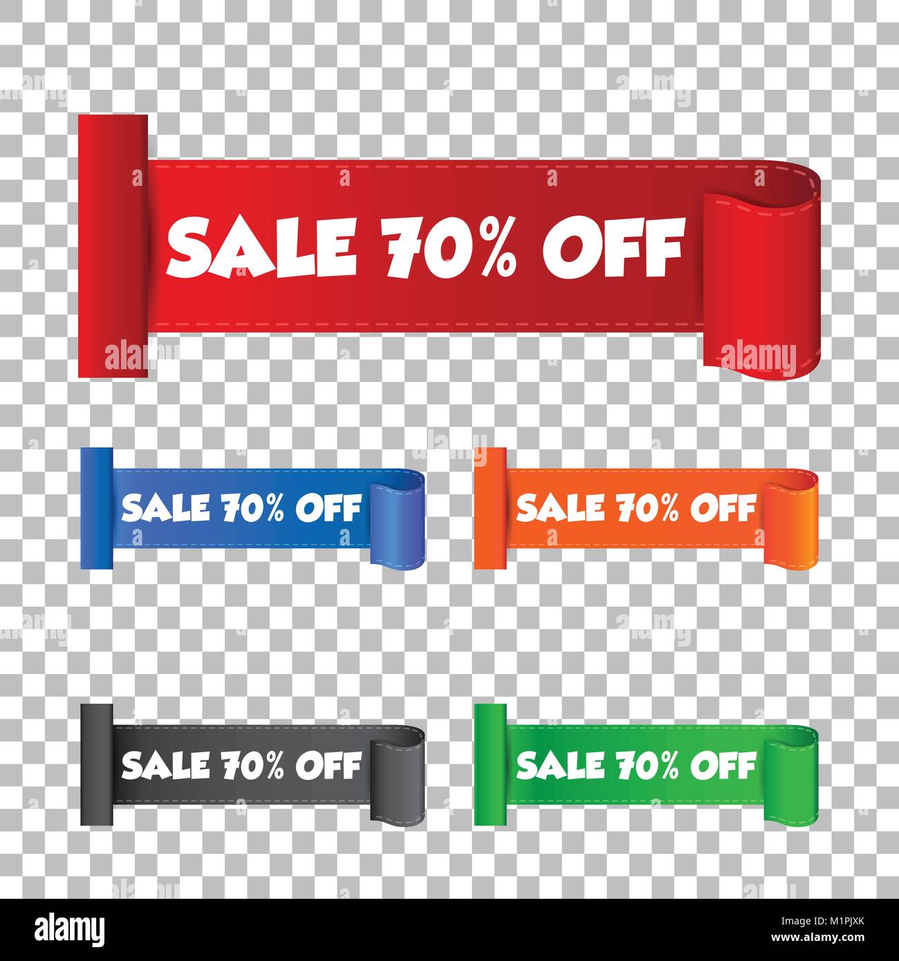 Sale 70% off sticker. Label vector illustration on isolated background ...