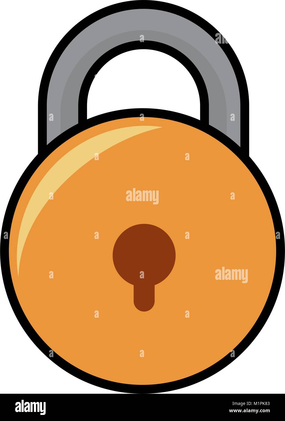 security padlock icon image Stock Vector Image & Art - Alamy