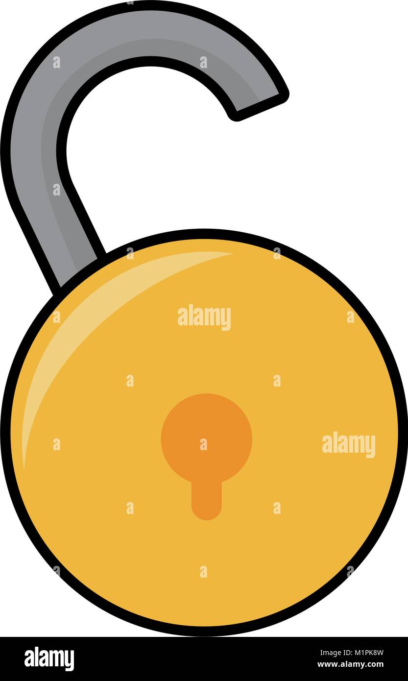 security padlock icon image Stock Vector Image & Art - Alamy