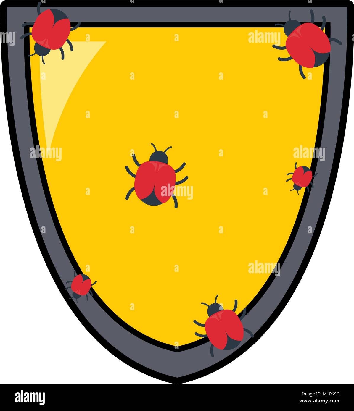 Security Shield Icon Stock Vector Image And Art Alamy