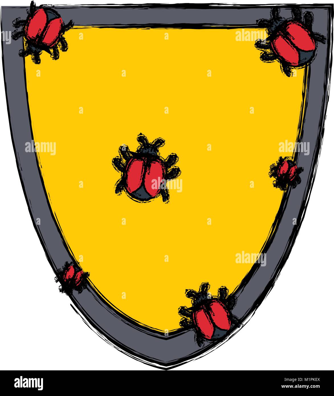 Security Shield Icon Stock Vector Image And Art Alamy