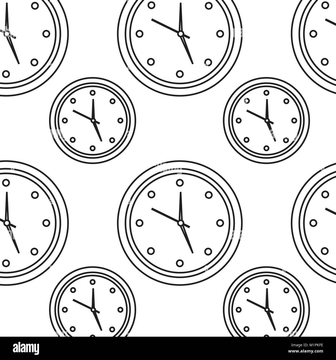 wall clock icon image Stock Vector Image & Art - Alamy