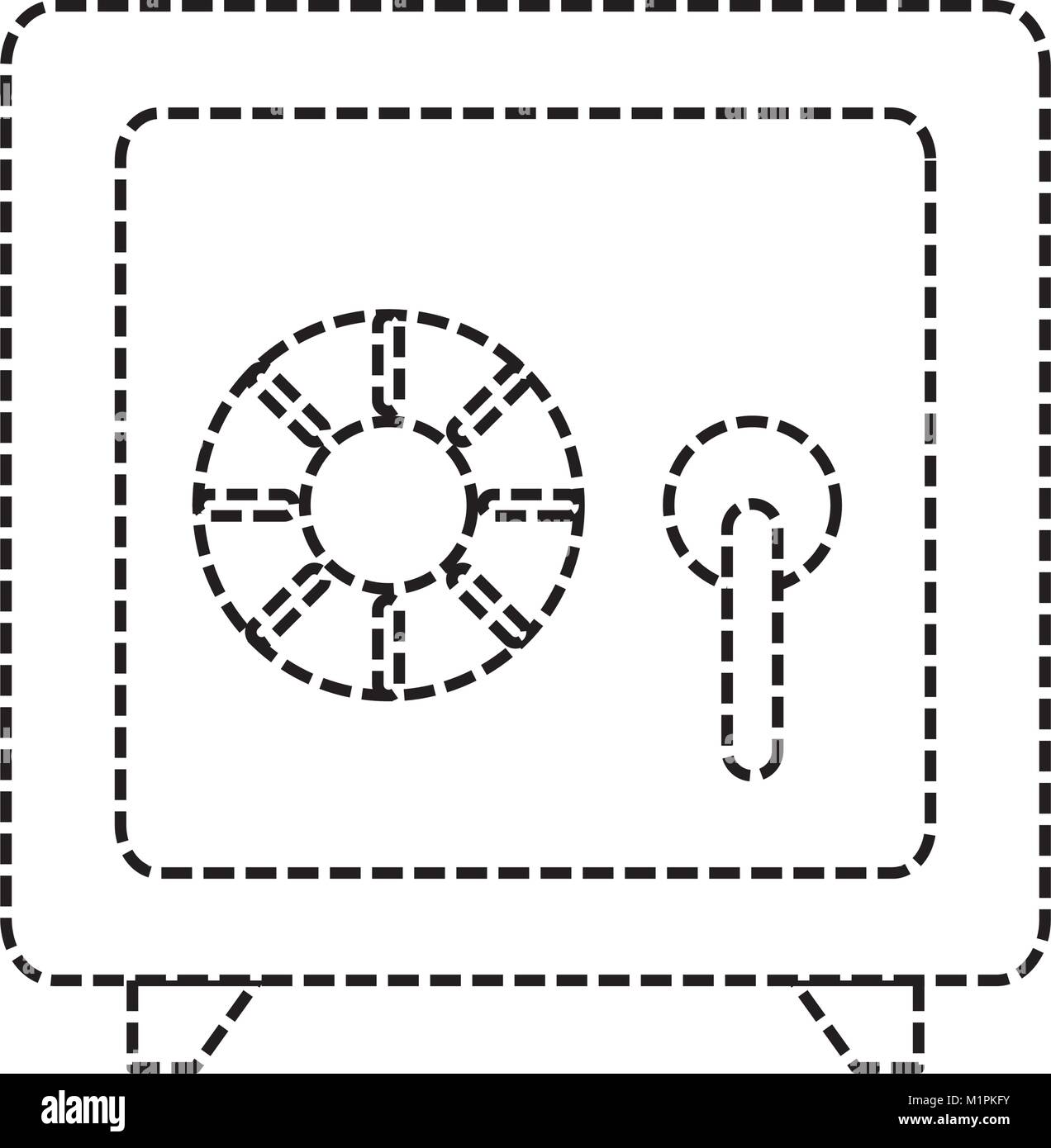 Number lock image Stock Vector Images - Alamy