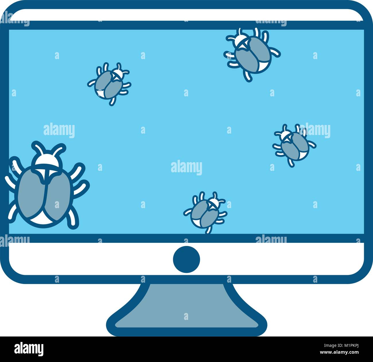 monitor computer icon Stock Vector Image & Art - Alamy