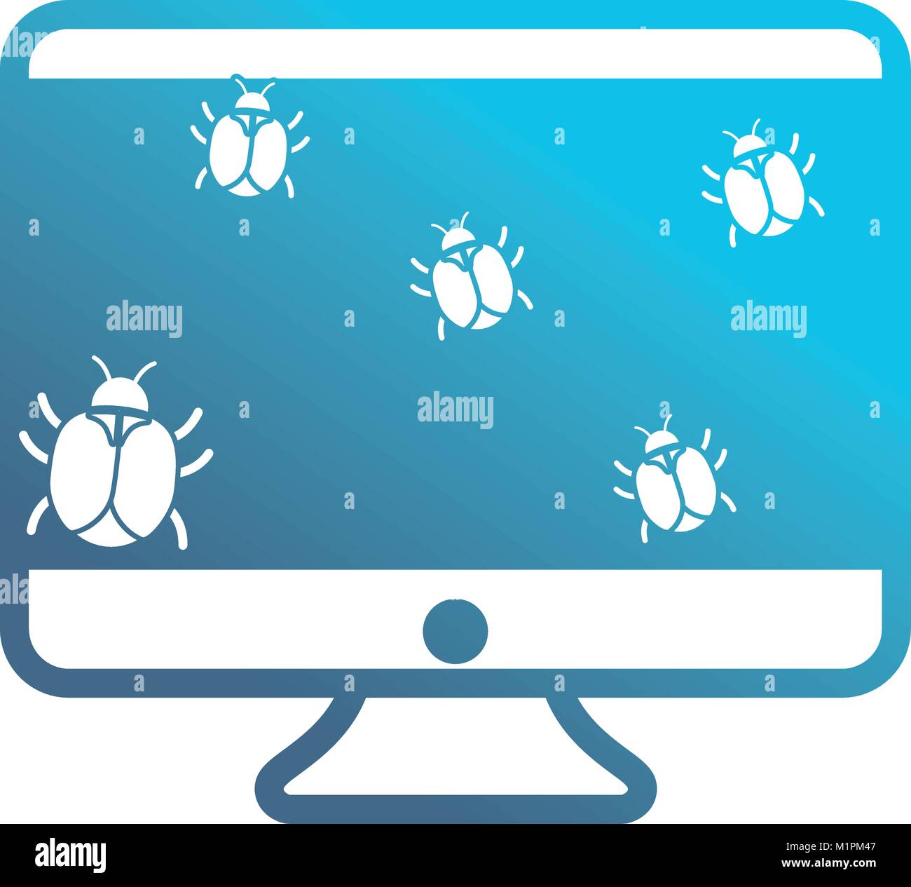Screen bugs Stock Vector Images - Alamy
