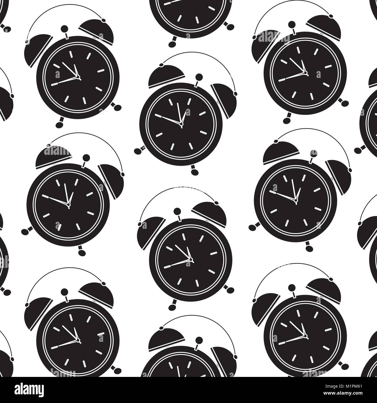 Shape up alarm clock Stock Vector Images - Alamy