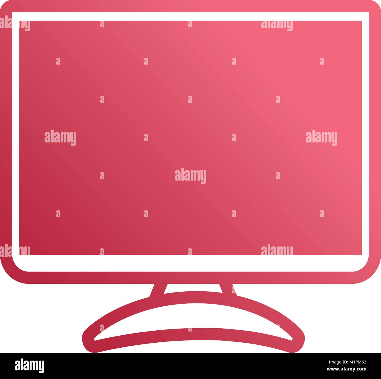Flatscreen Tv icon image Stock Vector Image & Art - Alamy