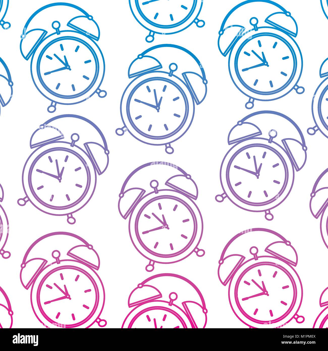 Shape up alarm clock Stock Vector Images - Alamy