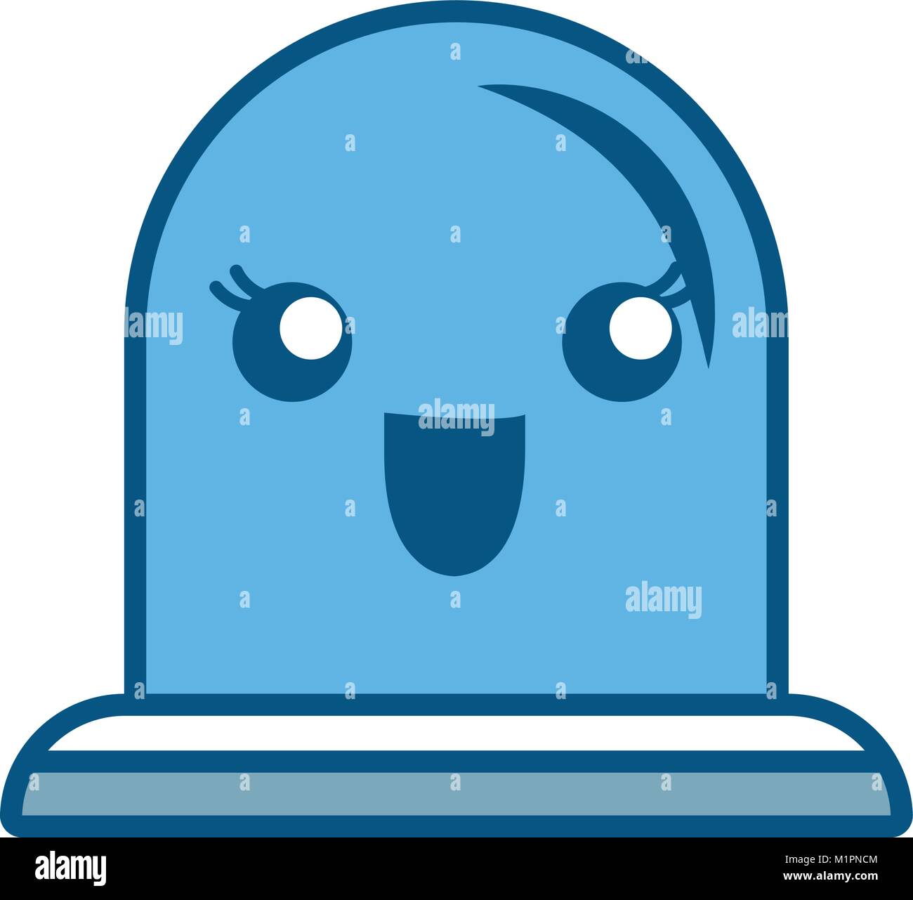 kawaii siren icon Stock Vector Image & Art - Alamy