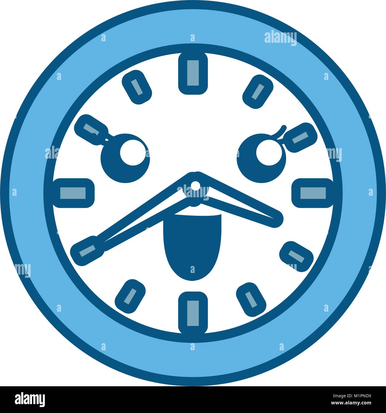 kawaii clock icon Stock Vector Image & Art - Alamy