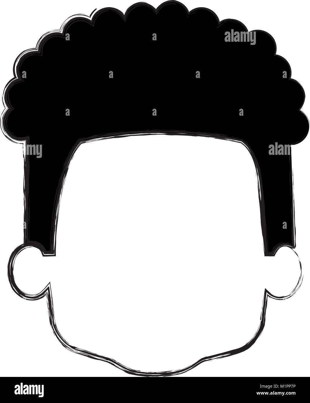 cute and little boy head Stock Vector Image & Art - Alamy