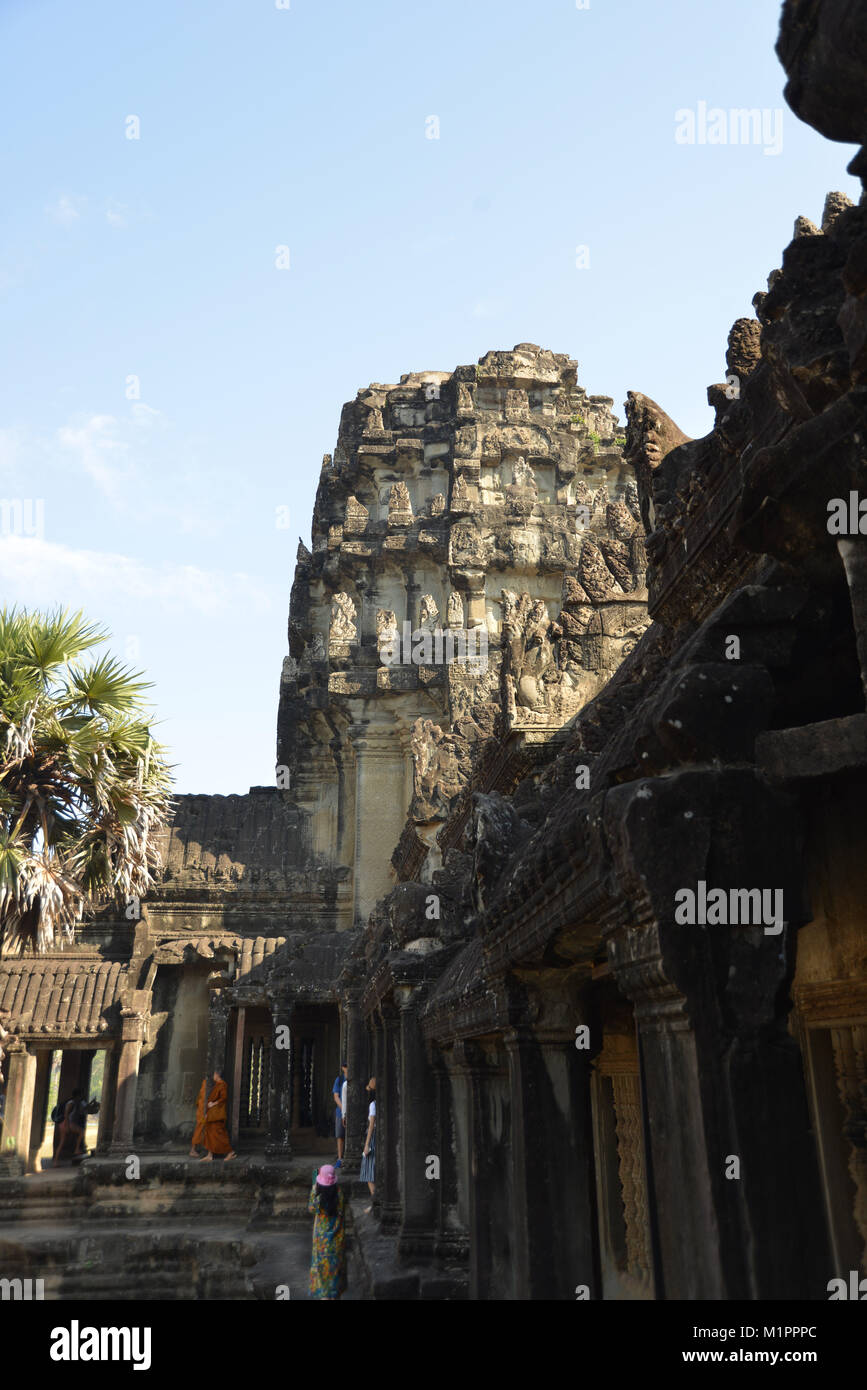 Asia, Cambodia, Angkor Wat, "Capital Temple Stock Photo - Alamy
