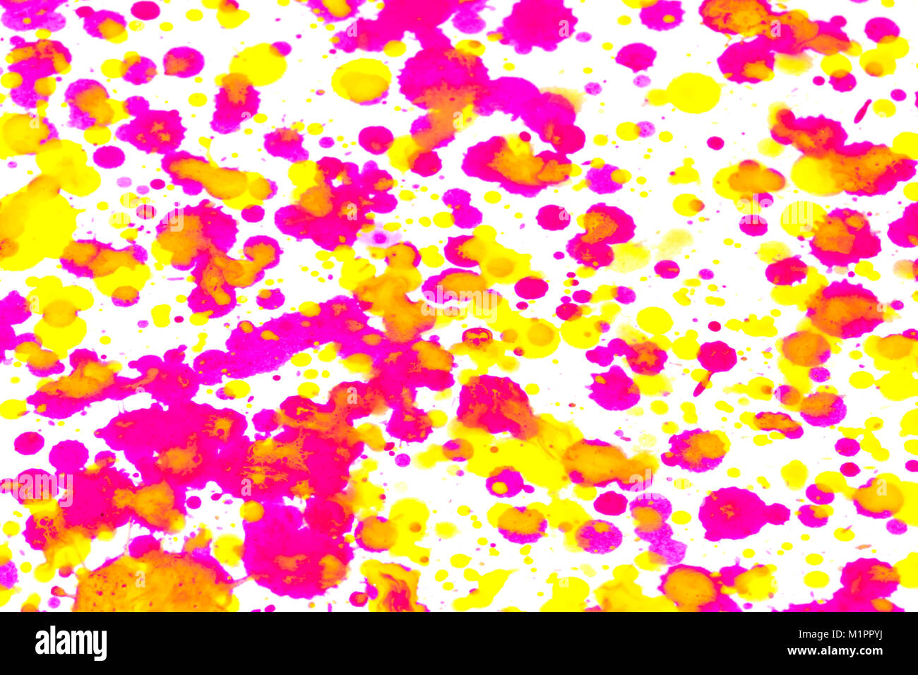Acrylic Paint Splatters and spots for Background Stock Photo - Alamy