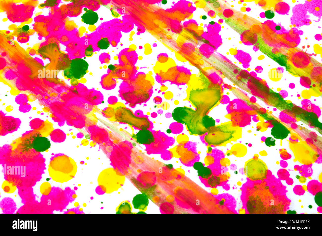 Acrylic Paint Splatters and spots for Background Stock Photo - Alamy
