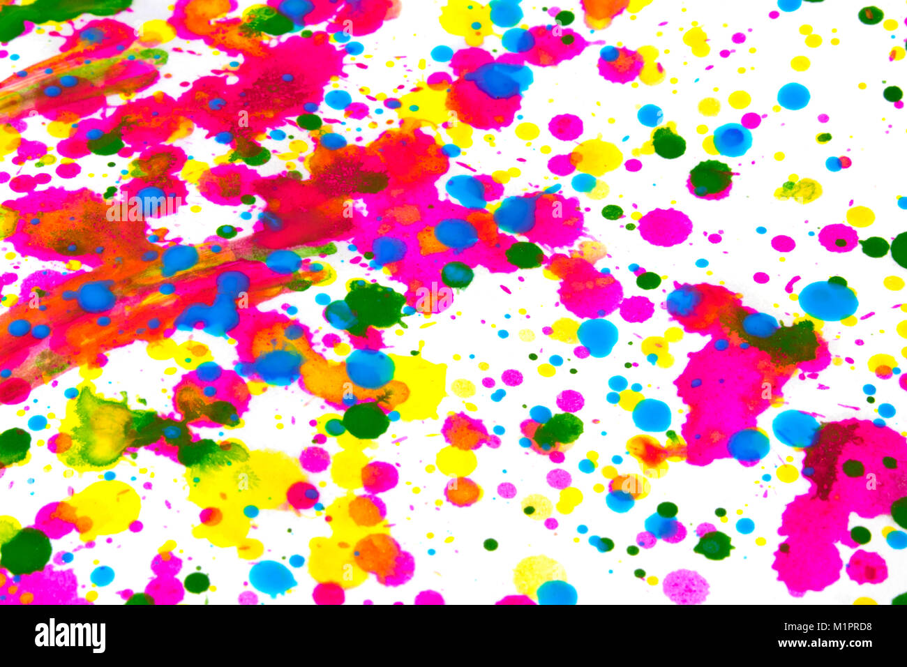Acrylic Paint Splatters and spots for Background Stock Photo - Alamy