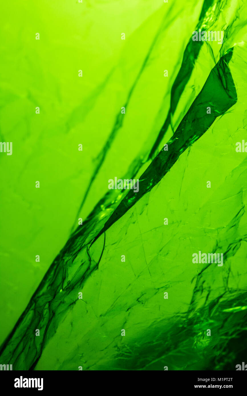 Plastic Shiny See Through Abstract Shimmer Creased Background Stock ...