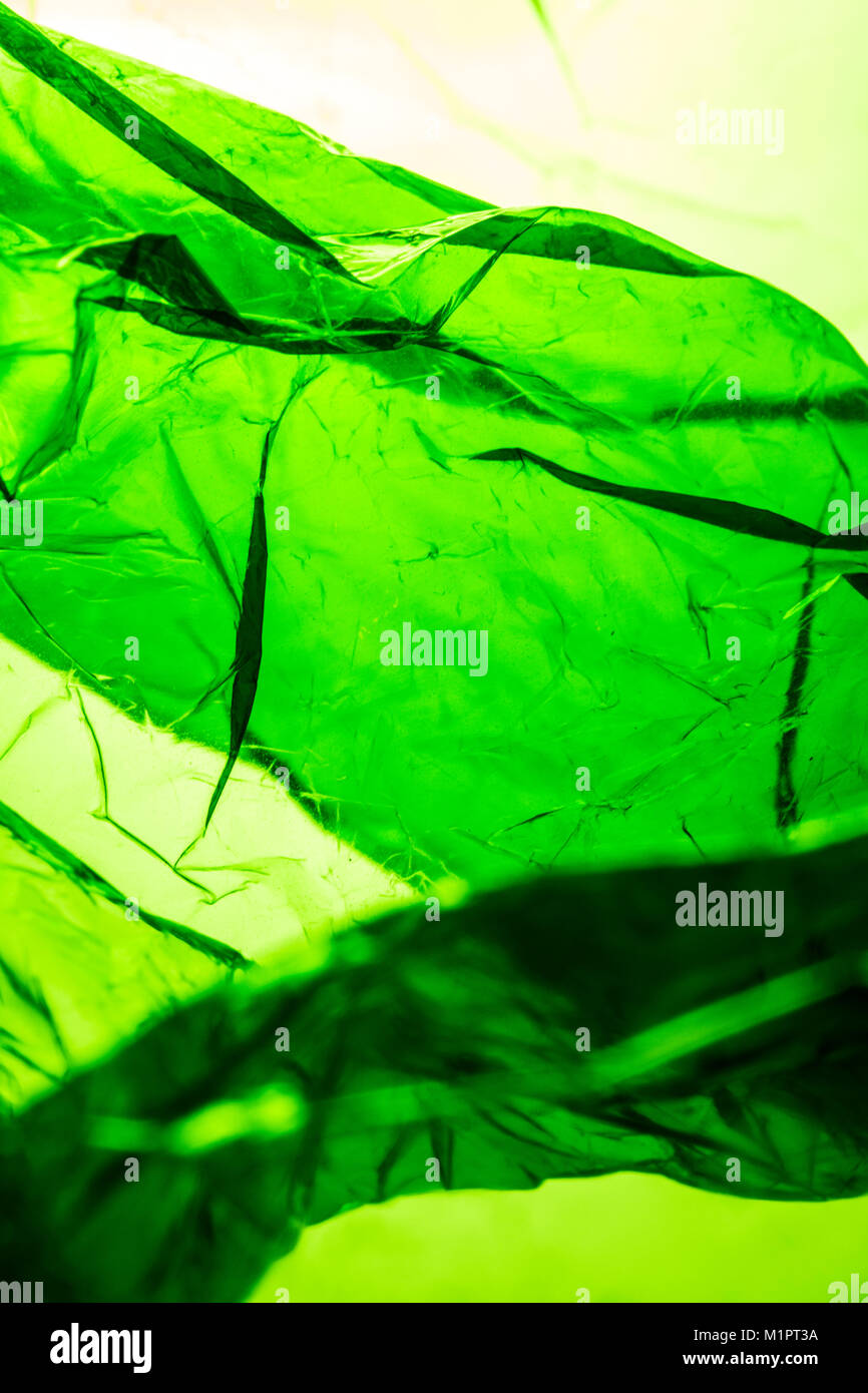 Plastic Shiny See Through Abstract Shimmer Creased Background Stock ...