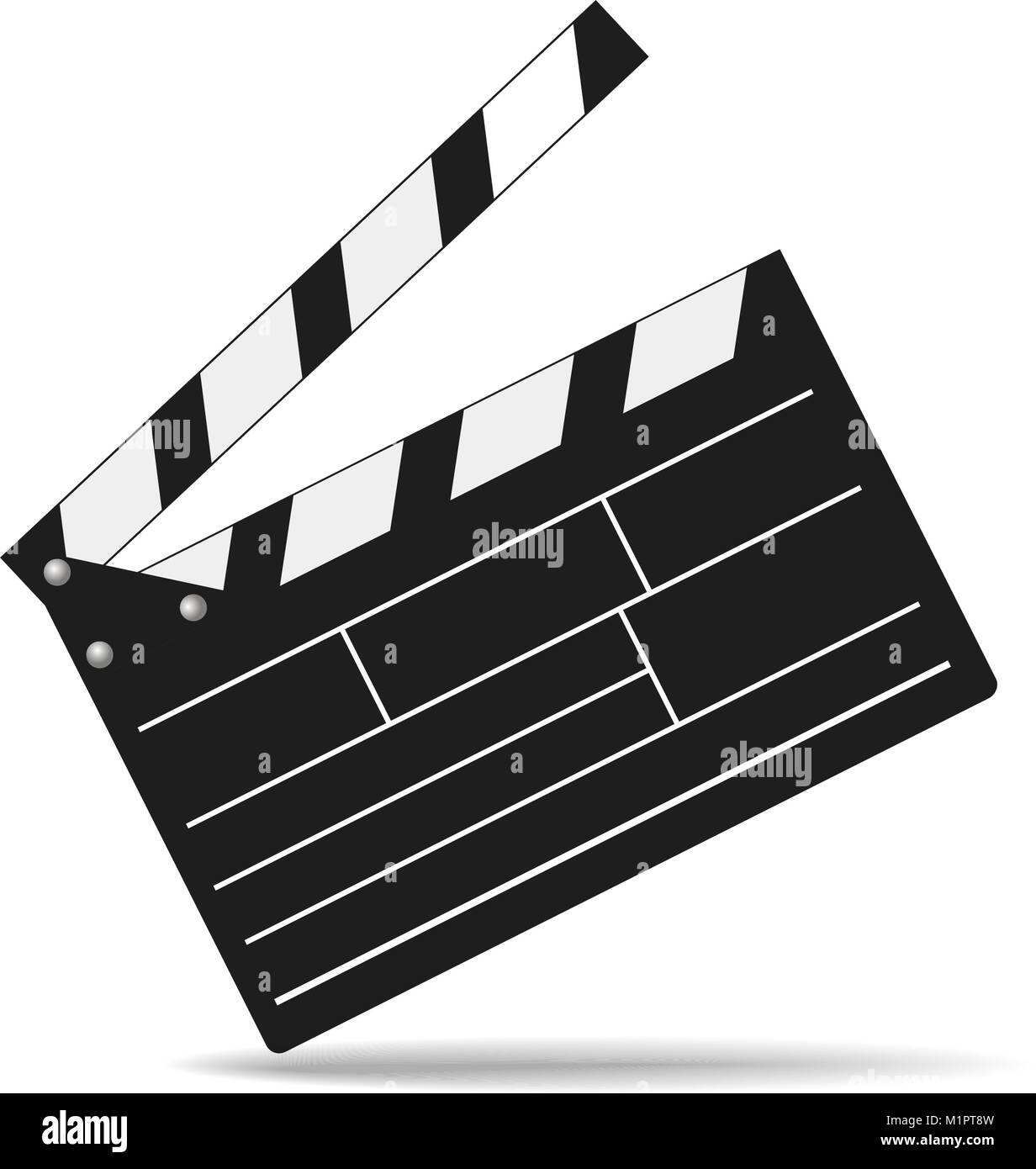 Clapper Vector Vectors High Resolution Stock Photography and Images - Alamy