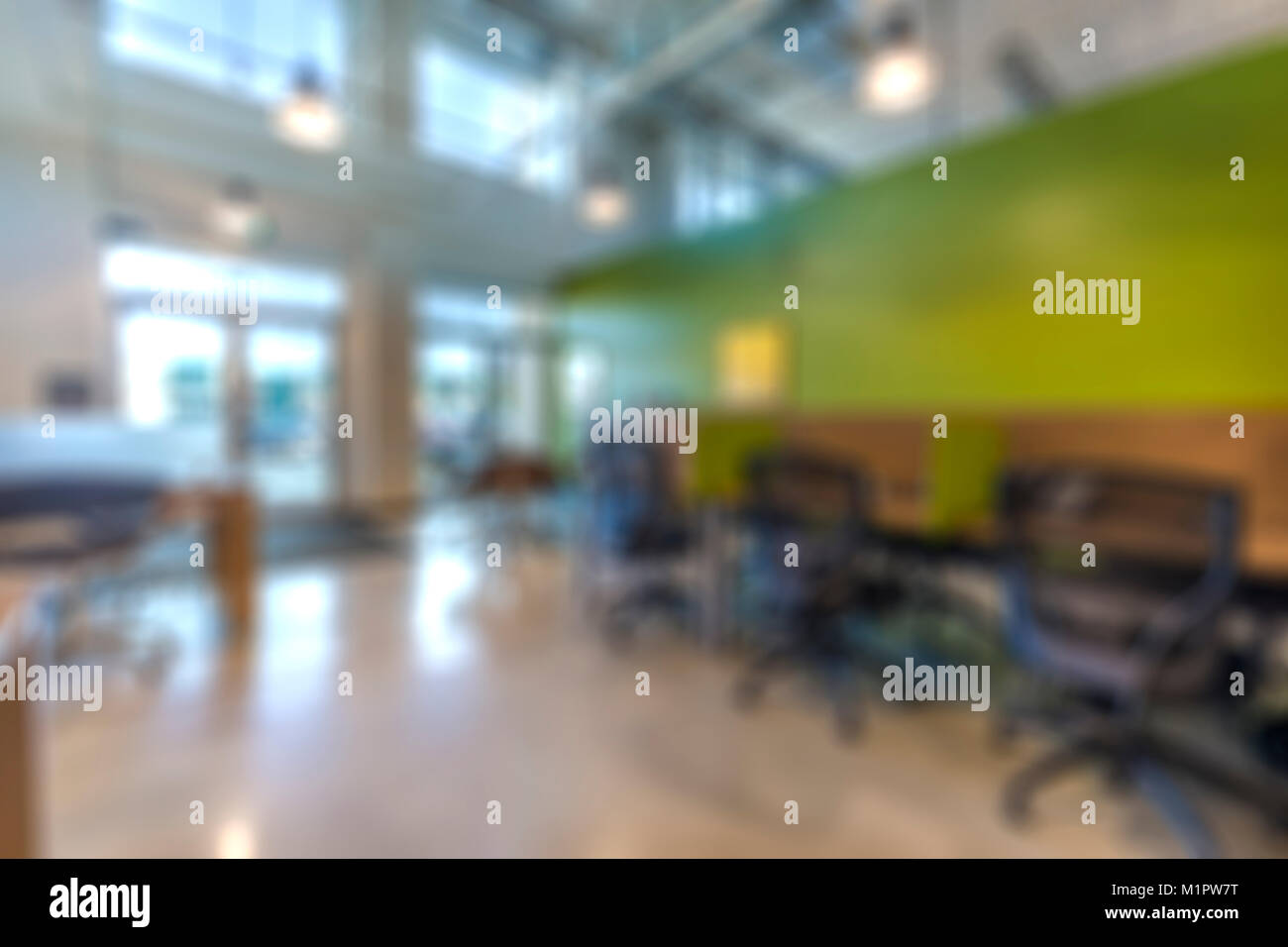Abstract background of offices interior Stock Photo - Alamy