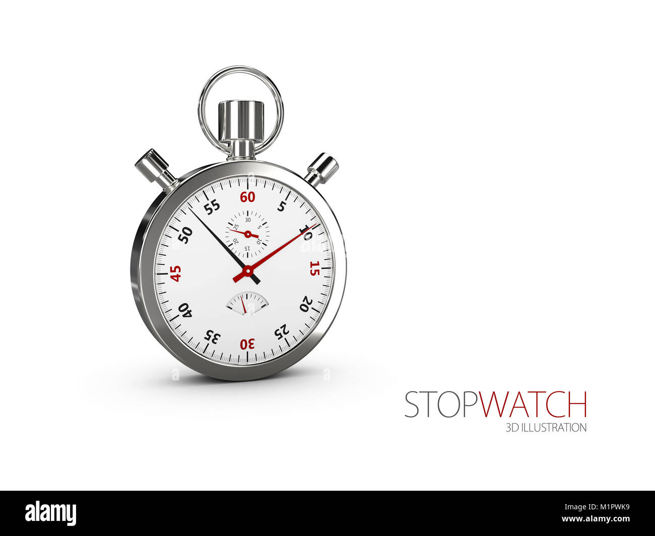 Realistic image of a sports stopwatch. Symbol competition. isolated on ...