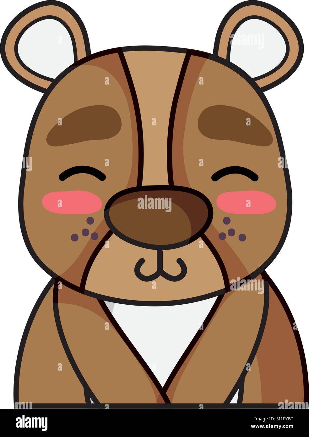 Shy animals Stock Vector Images - Alamy