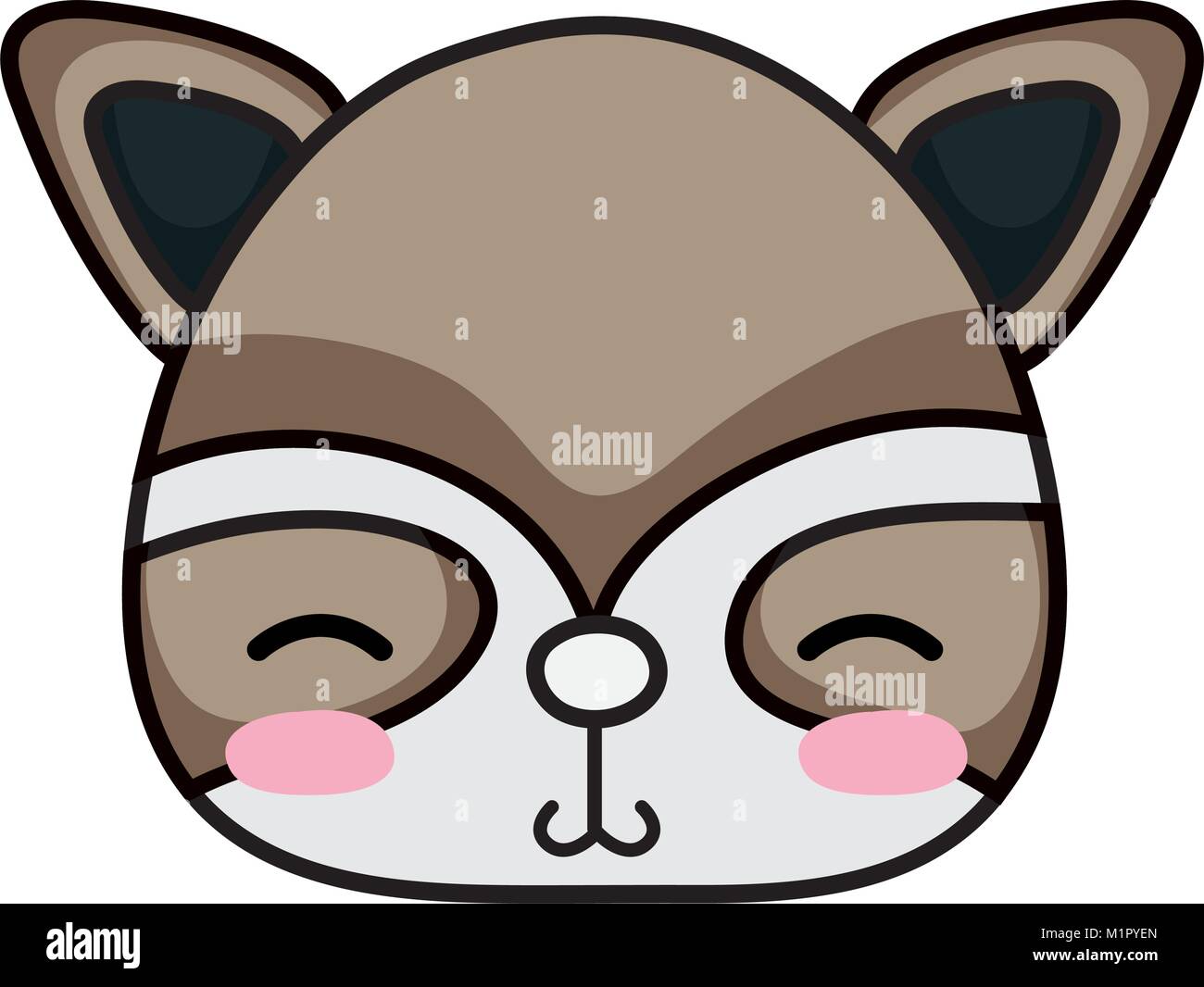 Shy animals Stock Vector Images - Alamy