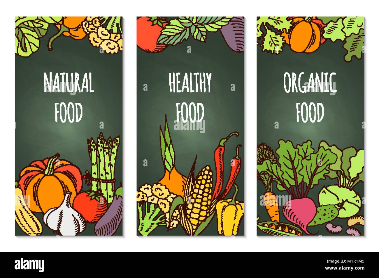 poster with vegetables Stock Vector Image & Art - Alamy