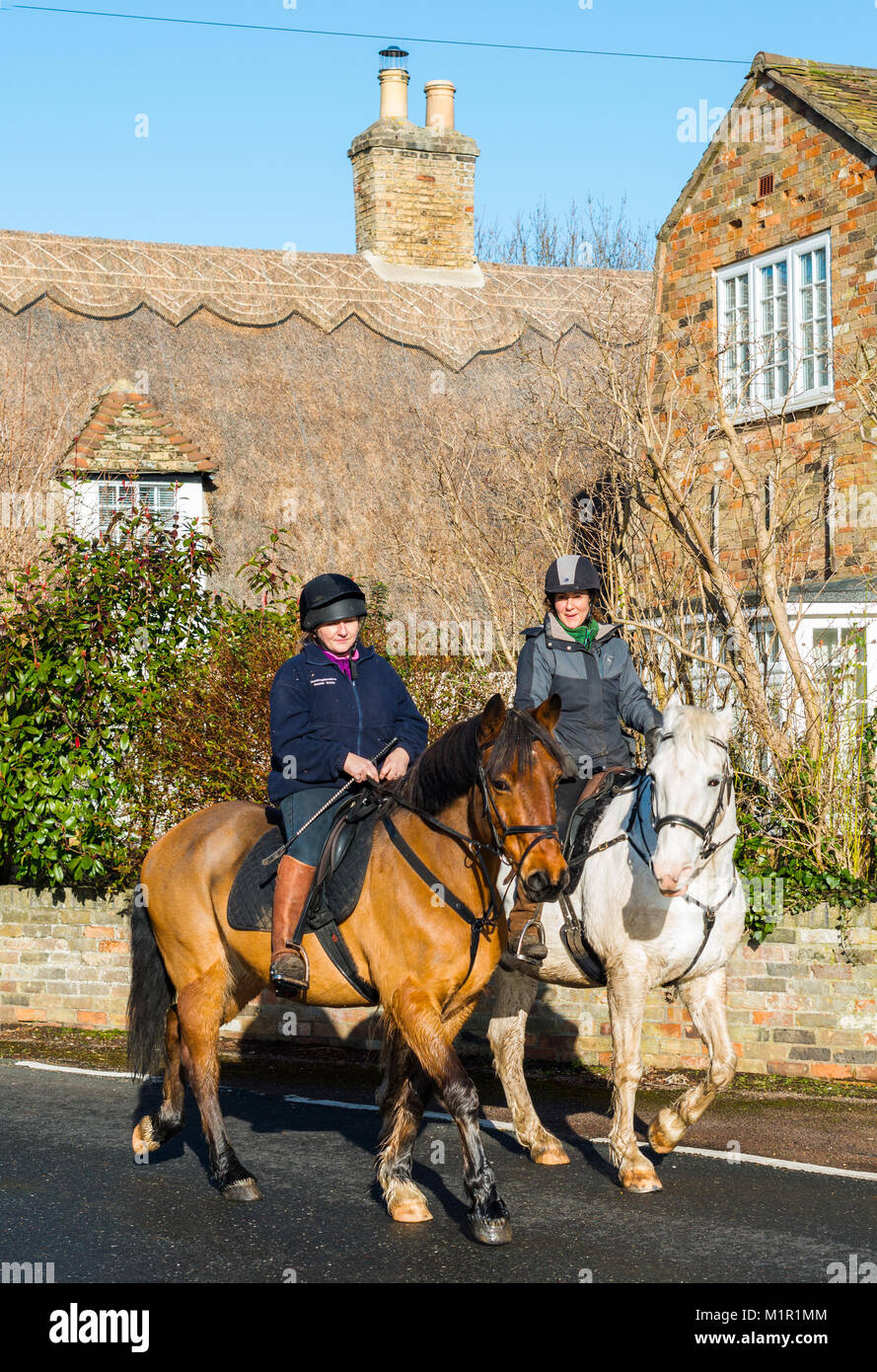 Country life at the pretty village of Hemingford Abbots, Cambridgeshire ...