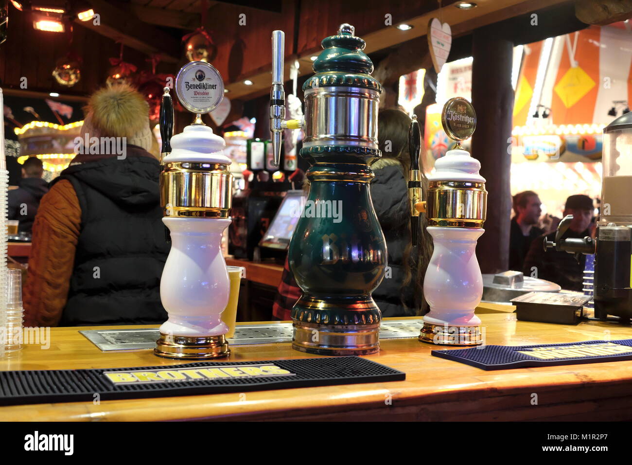 Ornate beer taps hi-res stock photography and images - Alamy