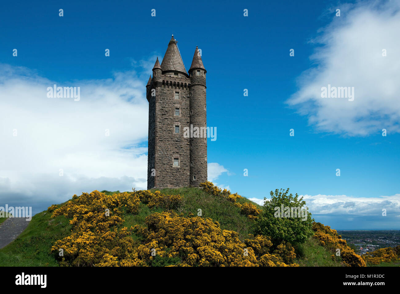 Scrabo Tower , Bangor, County Down, Northern Ireland, the United ...