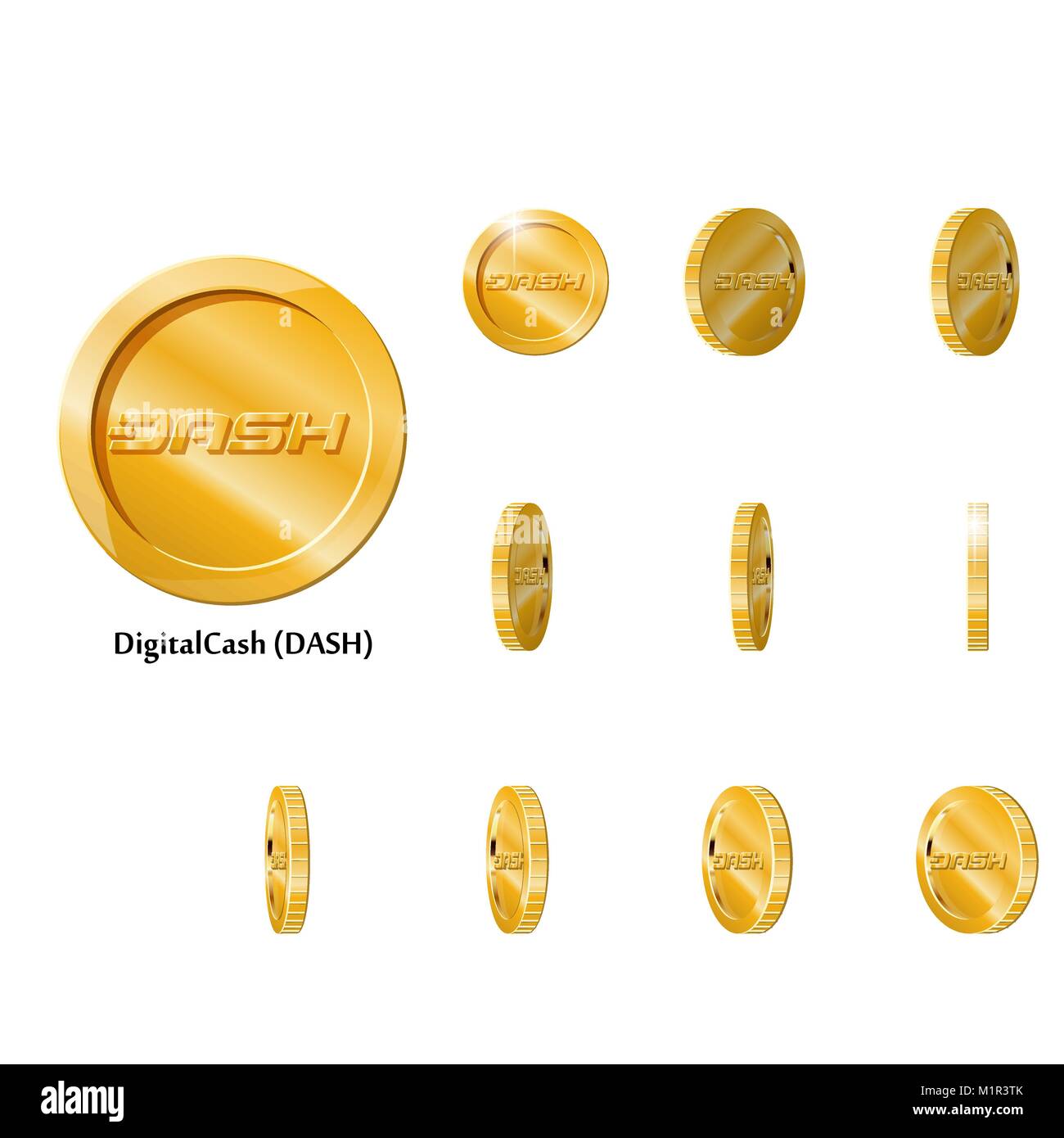 Gold Rotate dash Frames Stock Vector Image & Art - Alamy
