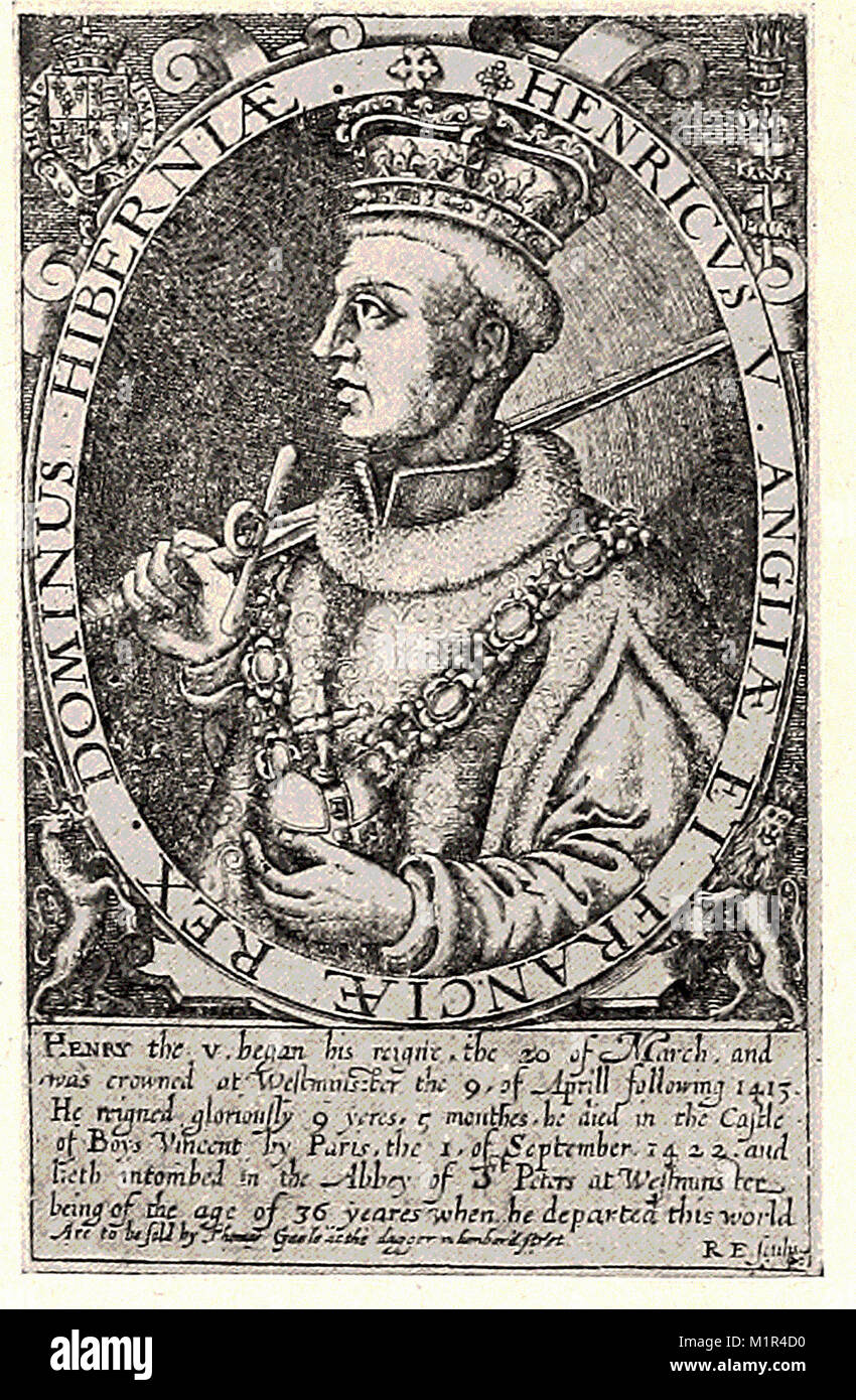 King henry v portrait england hi-res stock photography and images - Alamy