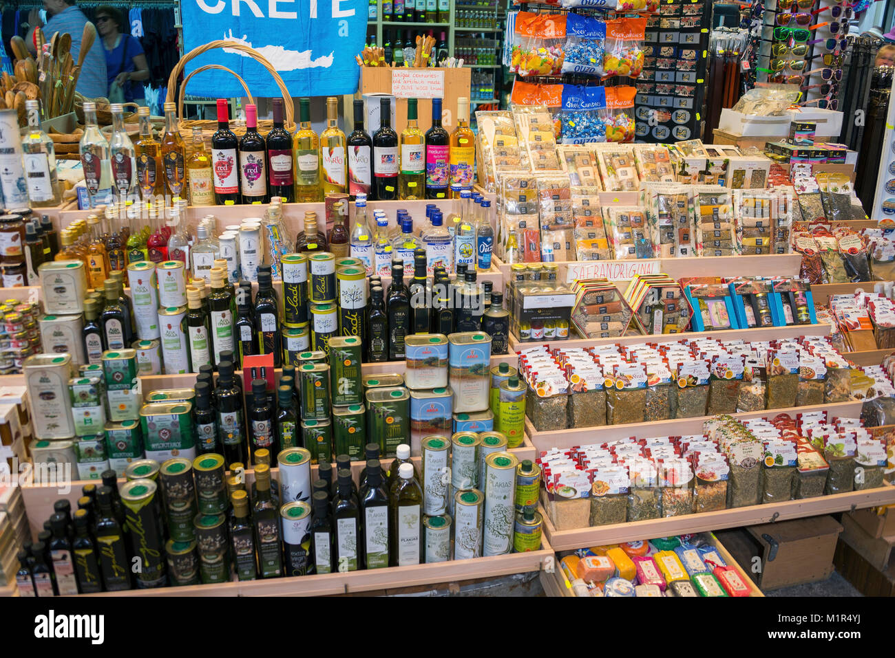 Market Hall, Chania, Crete, Greece , Markthalle, Kreta, Griechenland ...