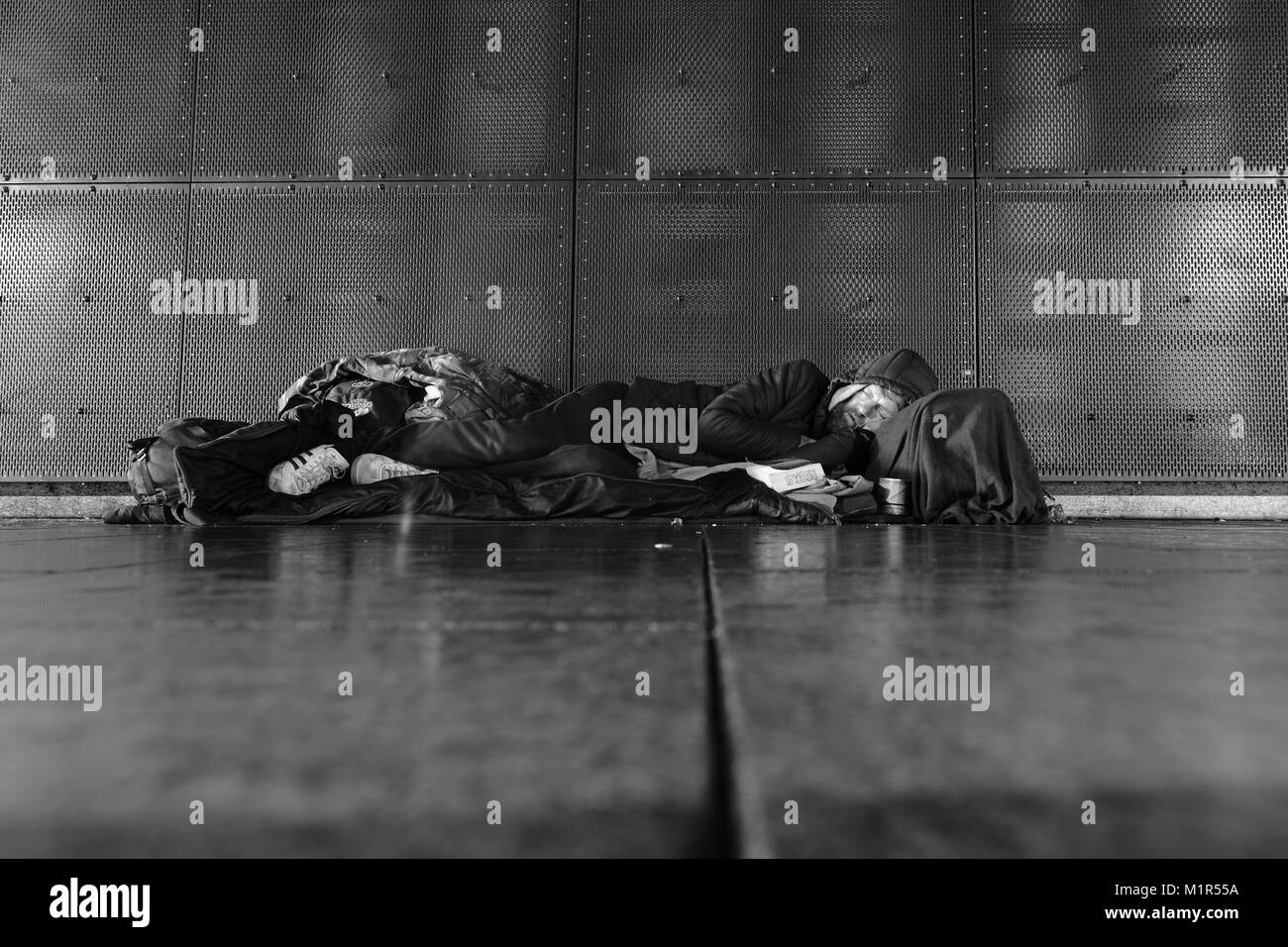 Leeds homeless man hi-res stock photography and images - Alamy