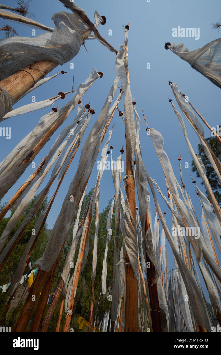 Prayer flag pole hi-res stock photography and images - Alamy