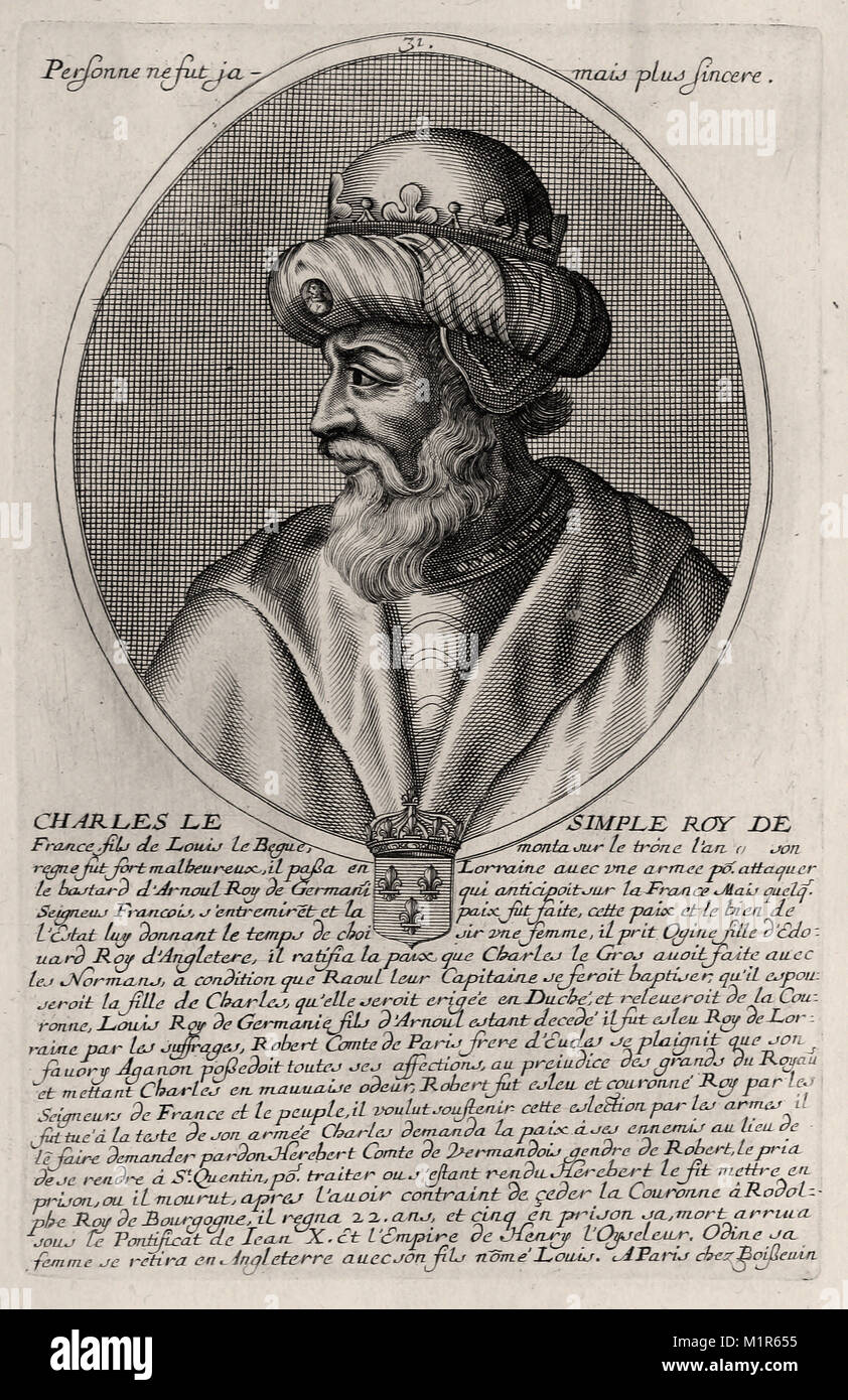 Charles the simple hi-res stock photography and images - Alamy