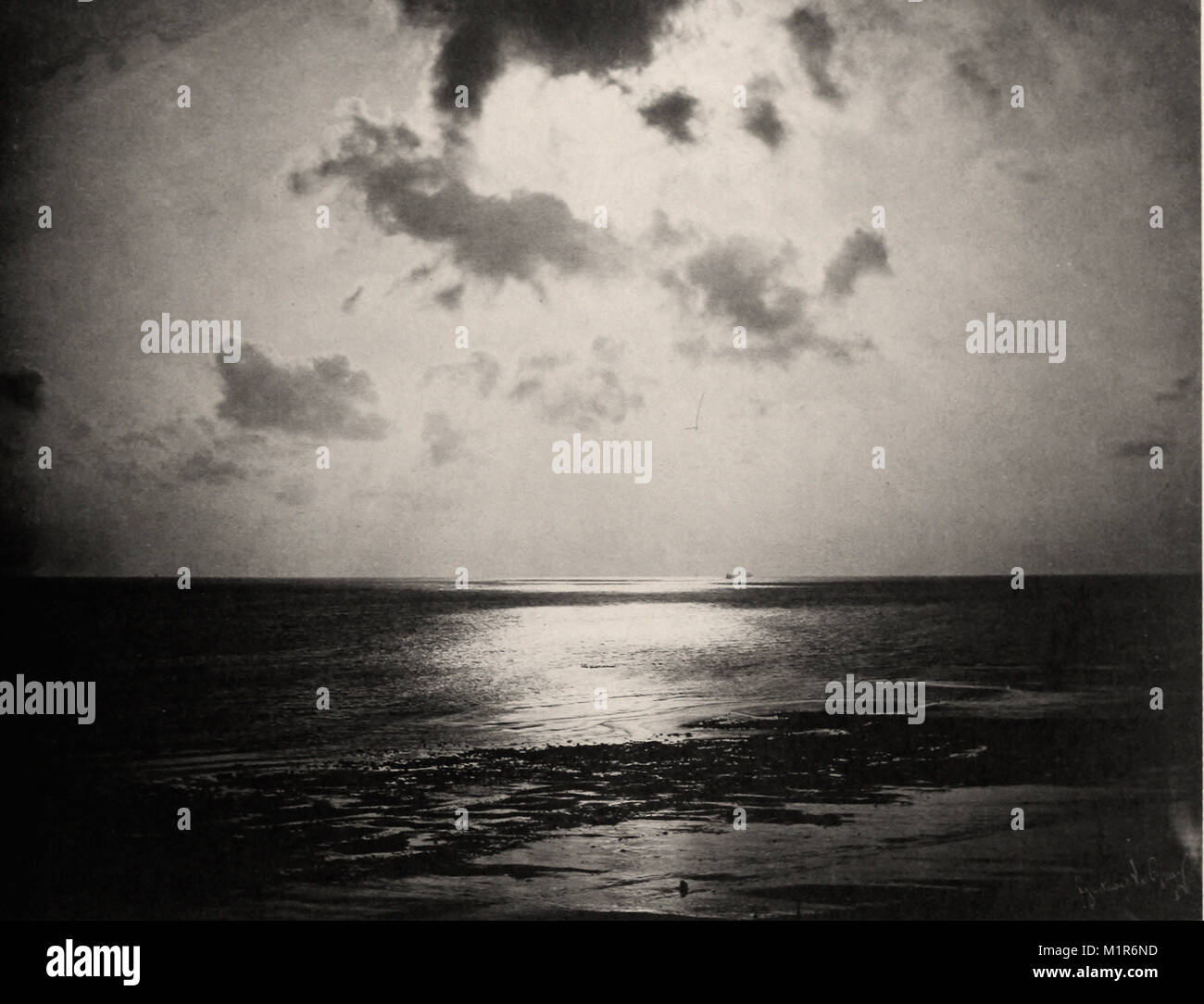 Gustave le Gray - Seascape 1856 Stock Photo - Alamy