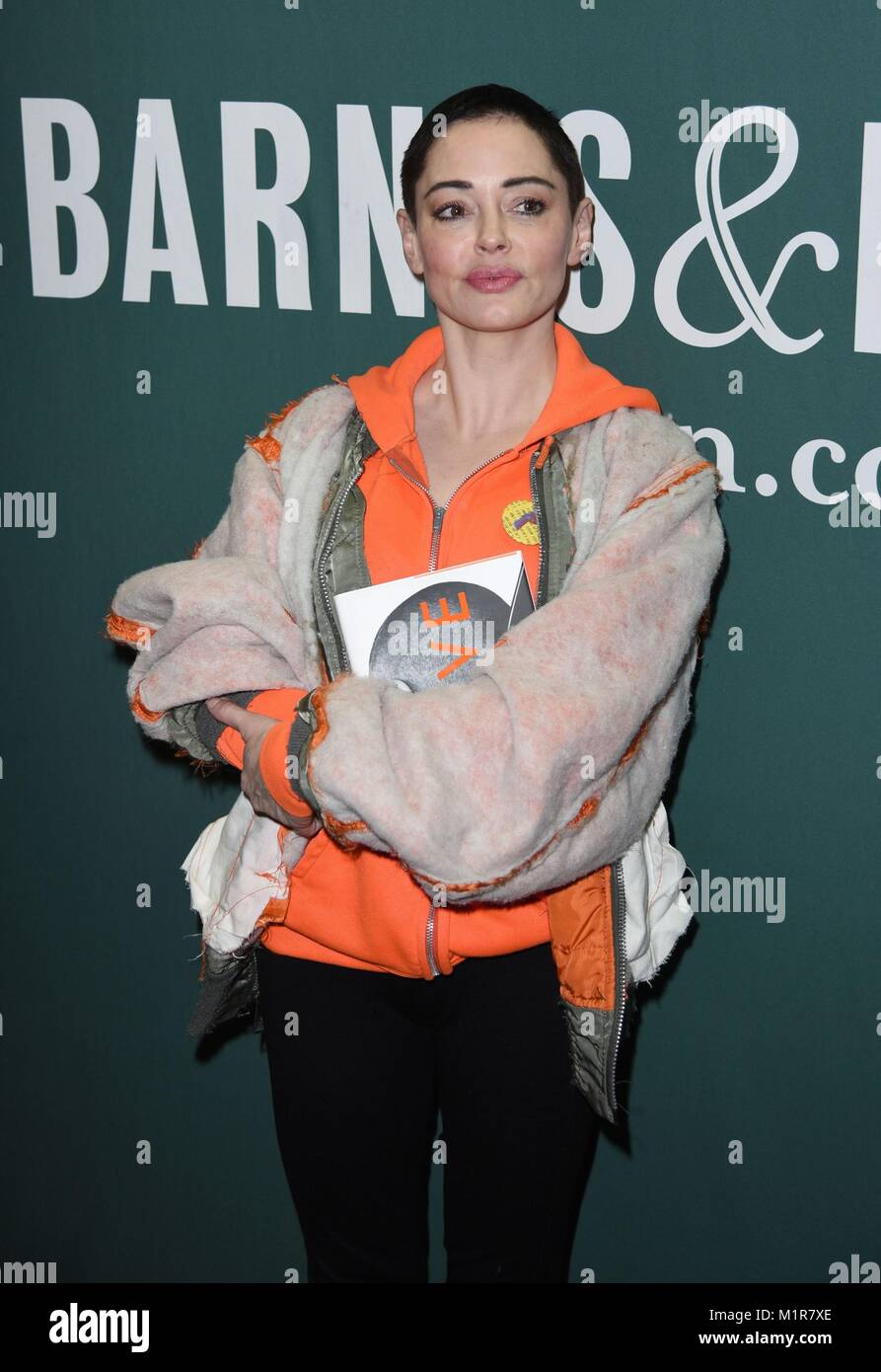 New York, NY, USA. 31st Jan, 2018. Rose McGowan at in-store appearance ...