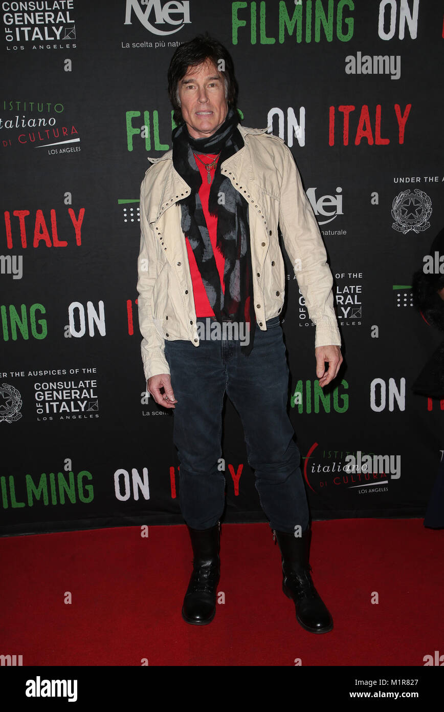 Los Angeles, Ca, USA. 31st Jan, 2018. Ron Moss at the Filming In Italy ...