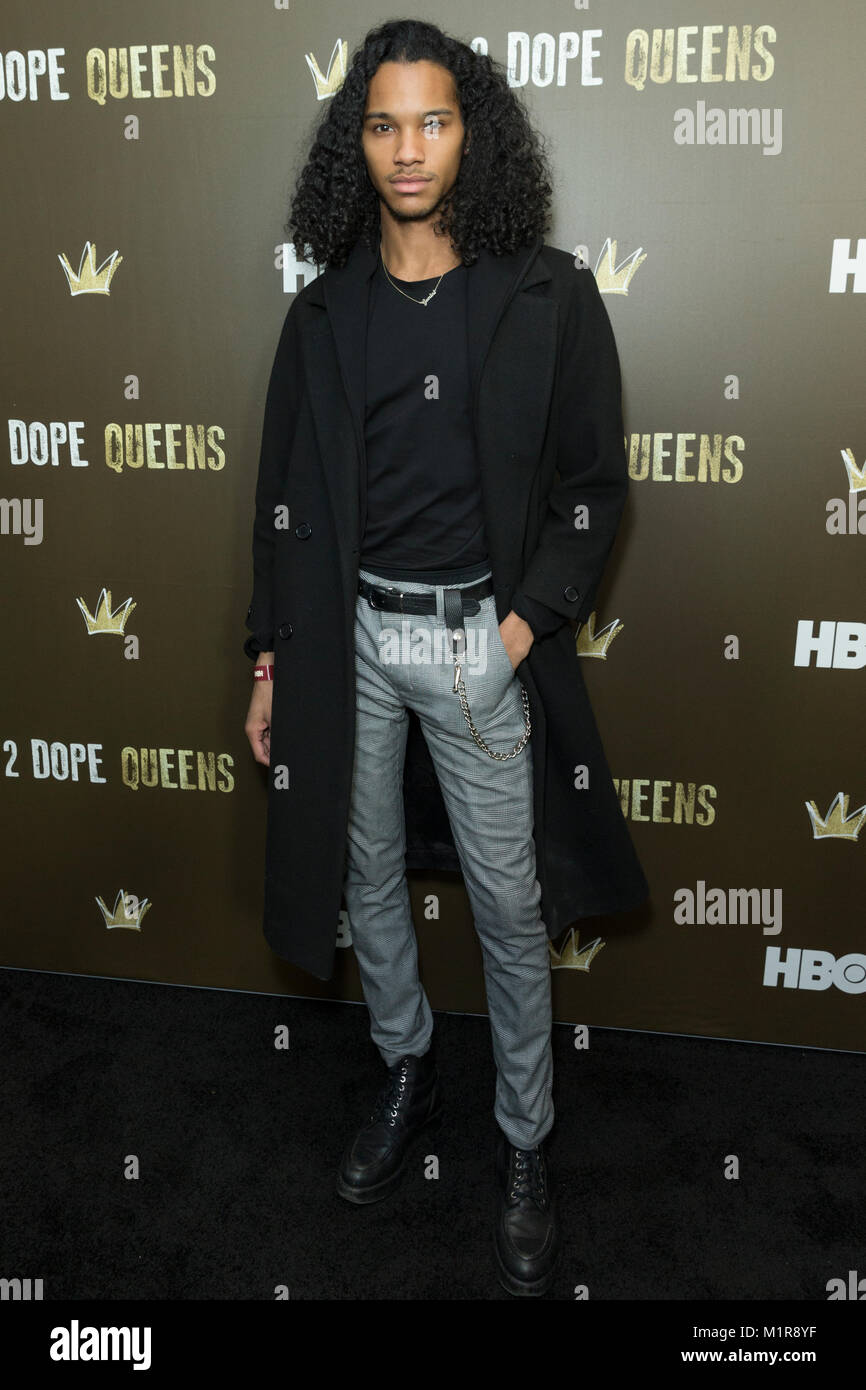 New York, NY - January 31, 2018: Jordun Love attends HBO celebrates ...