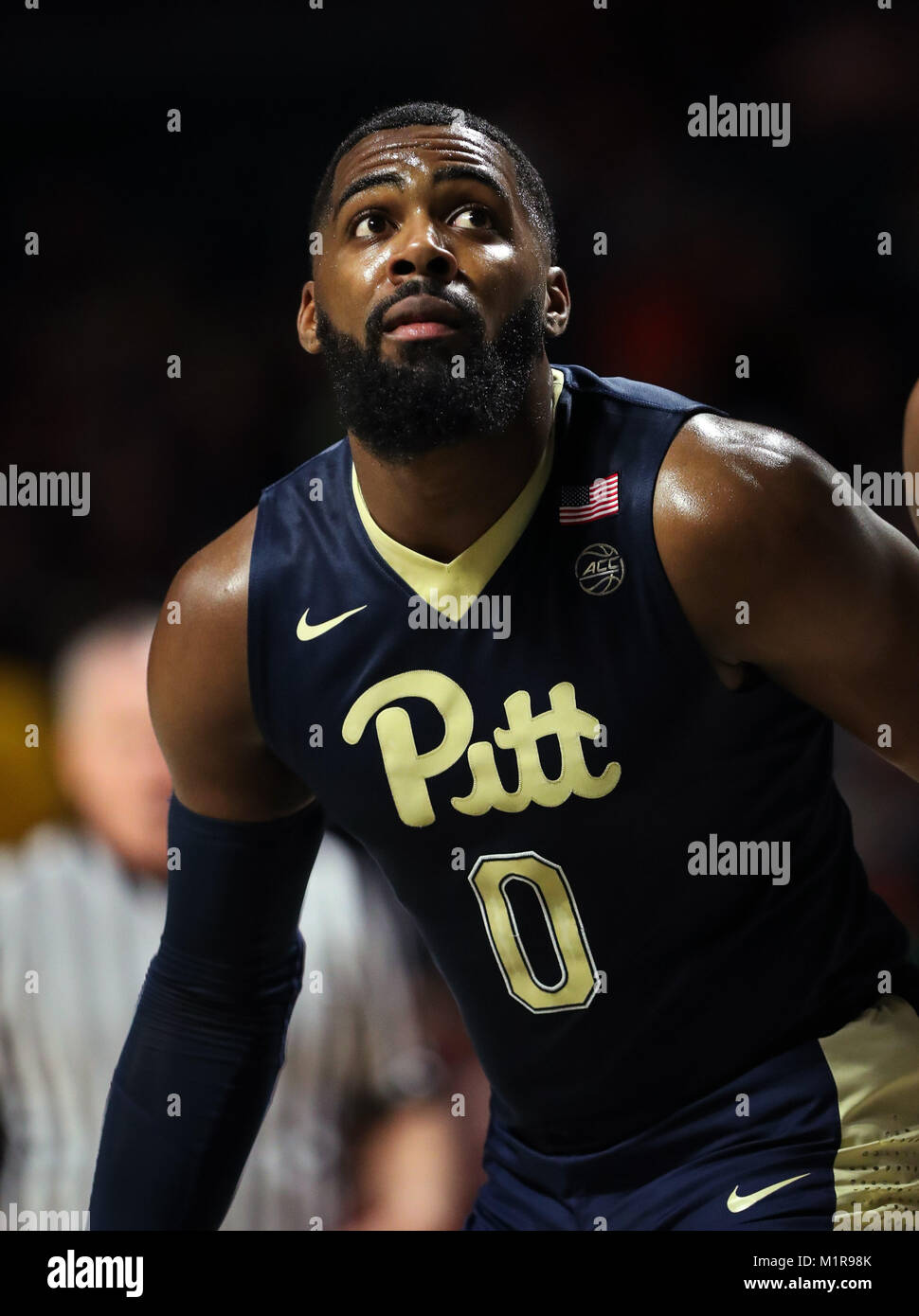 Coral Gables, Florida, USA. 31st Jan, 2018. Pittsburgh Panthers guard ...