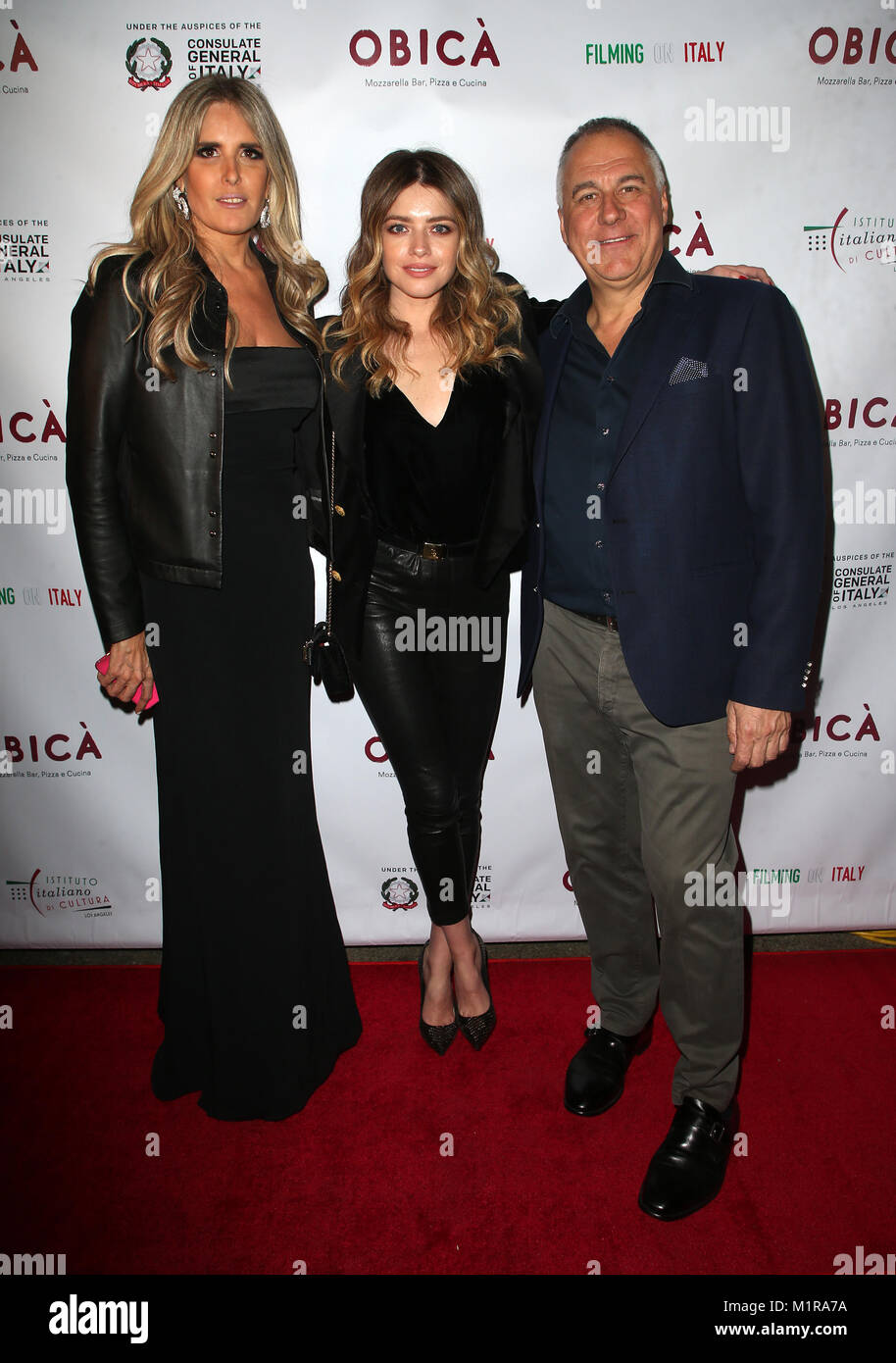 Los Angeles, Ca, USA. 31st Jan, 2018. Tiziana Rocca, Alexandra Dinu ...
