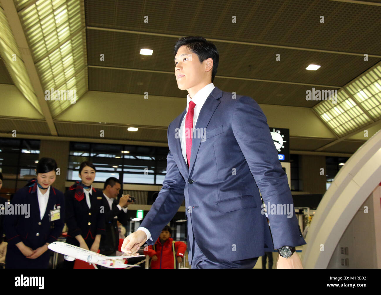 February 1, 2018, Narita, Japan - Japanese professional baseball ...