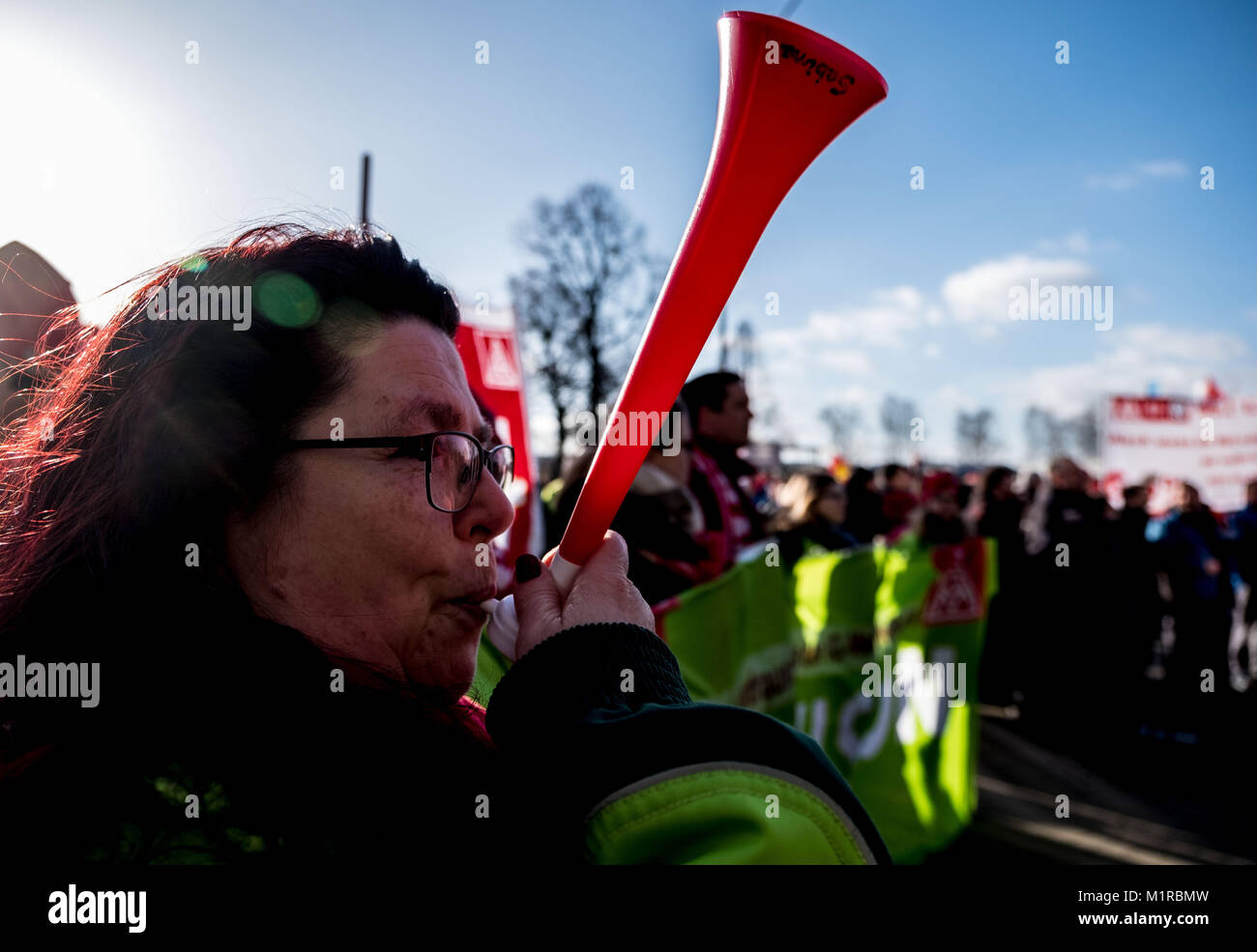 1 february strike hi-res stock photography and images - Alamy