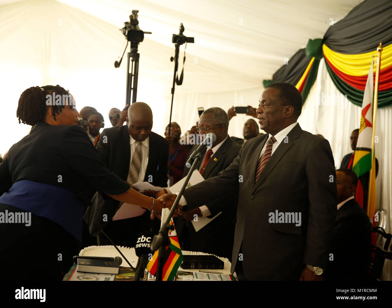 Zimbabwe electoral commission hi-res stock photography and images - Alamy