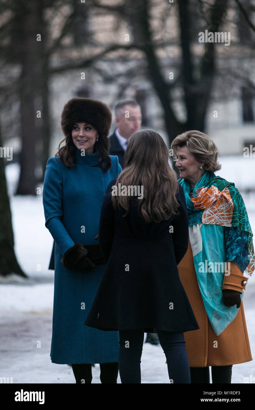 They visit princess ingrid alexandra sculpture park within palace ...