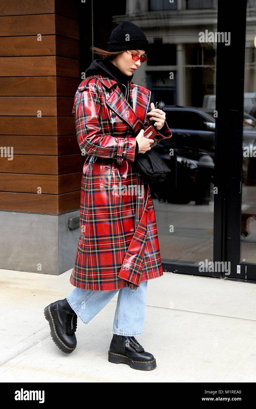 New York, NY, USA. 31st Jan, 2018. Bella Hadid out and about for ...