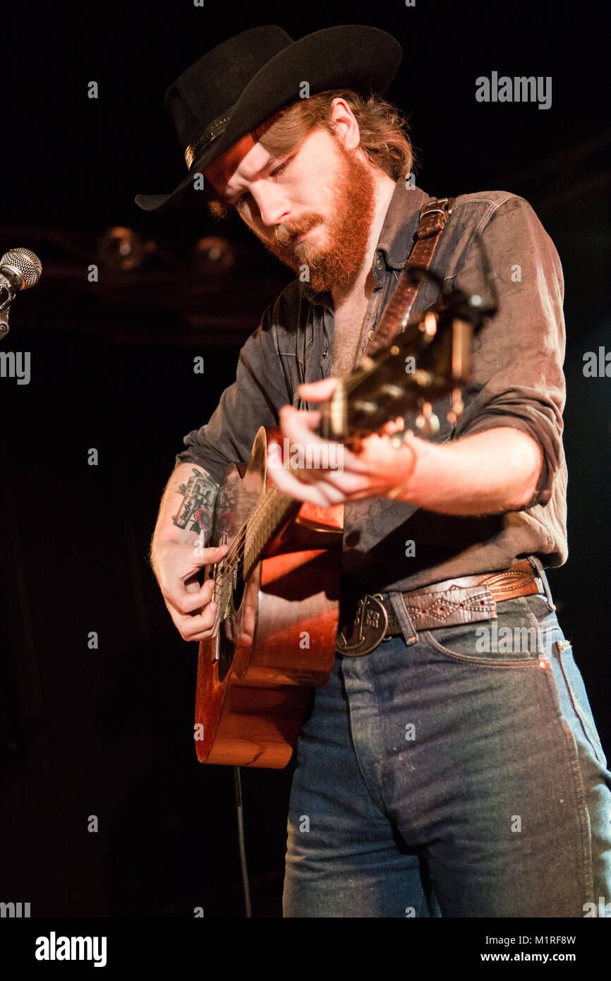 Milan Italy. 31 January 2018. The American singer-songwriter COLTER ...
