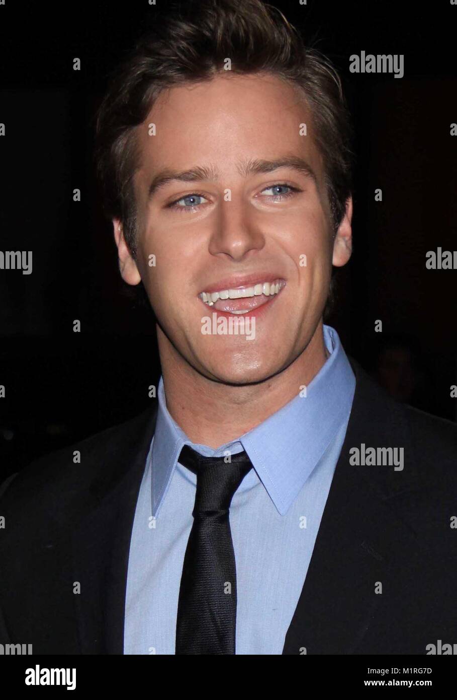 New York City 1-1-2010 FILE PHOTO ARMIE HAMMER Photo by John Barrett ...